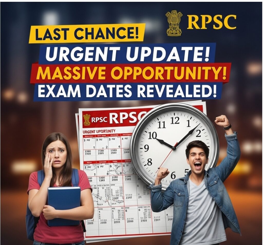 RPSC Exam Calendar 2025-2026: Latest Tentative Dates & Upcoming ...