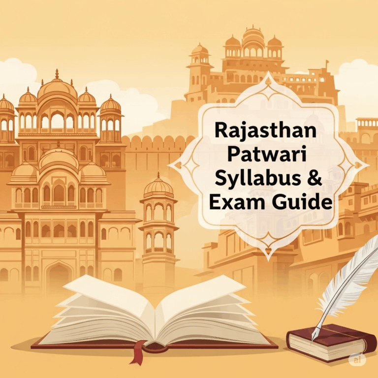 Crack the Rajasthan Patwari Exam: Your Ultimate Guide to the Syllabus ...