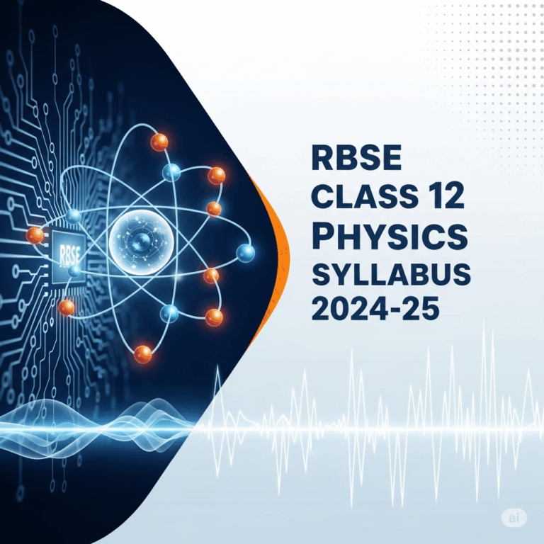 RBSE Class 12 Physics Syllabus 2024-25: Your Complete Guide to Board Exam Success - Rbse Solutions