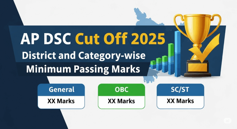 AP DSC Cut-Off 2025: District and Category-Wise Passing Marks 🎯 - Rbse Solutions