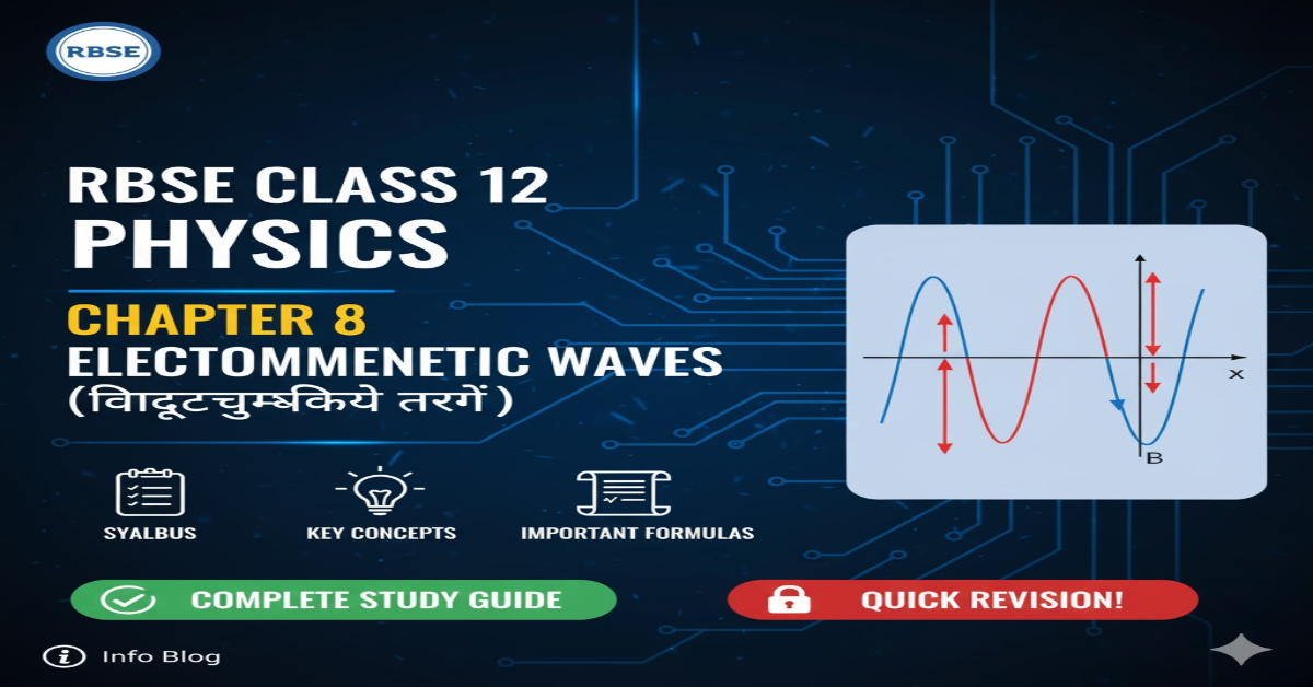 RBSE Class 12 Physics Chapter 8: Electromagnetic Waves (2025 Syllabus ...